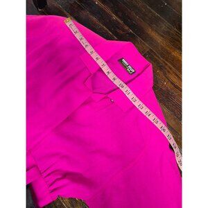 Ronnie Heller | Dresses | Vintage Hot Pink Belted Shirt Dress Ronnie ...
